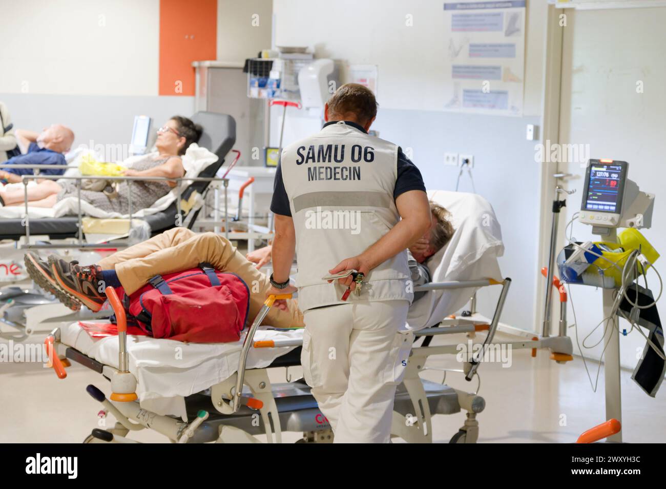 Nice, Nice University Hospital (south-eastern France), August 22, 2023 ...