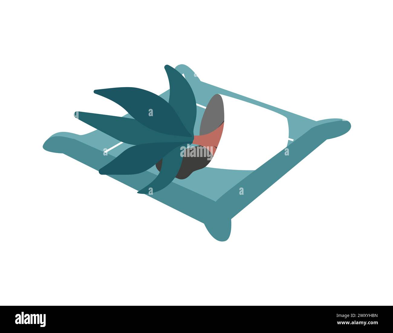 Repotting plant indoor Stock Vector Images - Alamy