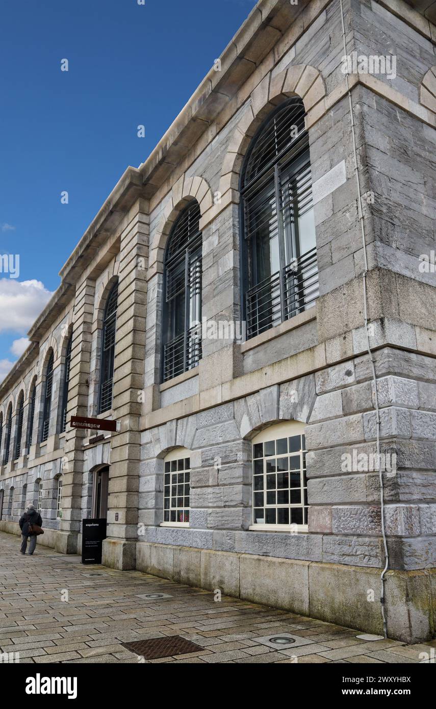 The Wagamama restaurant in the Royal William Yard in Stonehouse ...