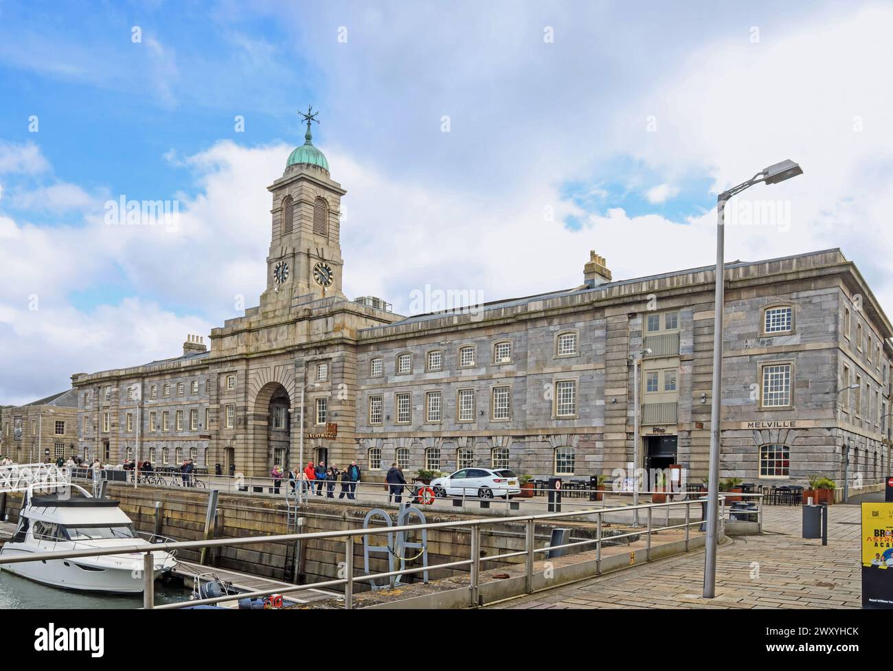 The Melville building at the Royal William Yard in Stonehouse Plymouth ...