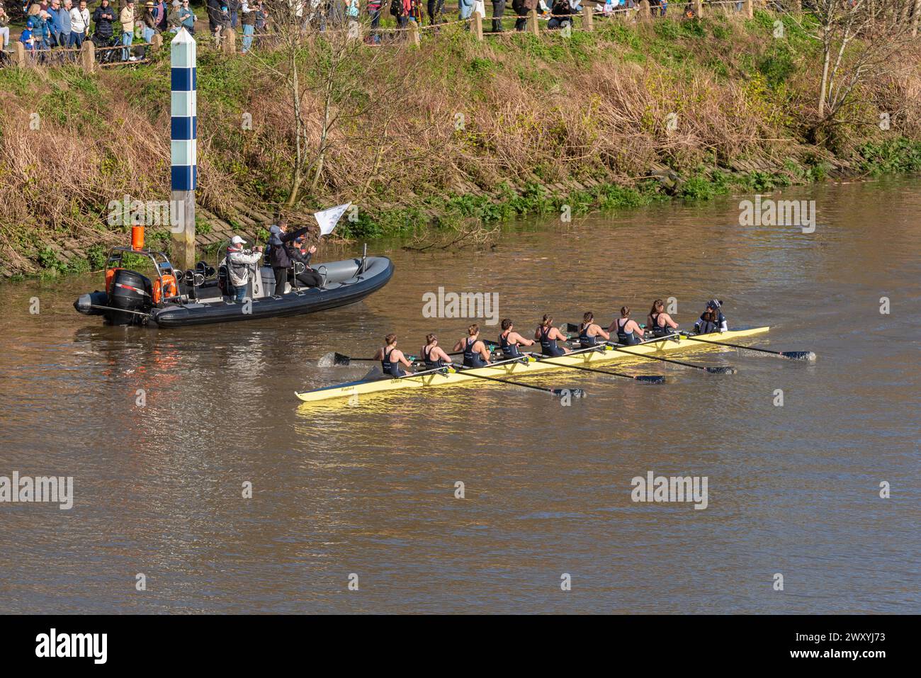 Oxford, Osiris, winning the Women's Reserve Boat Race at the University ...