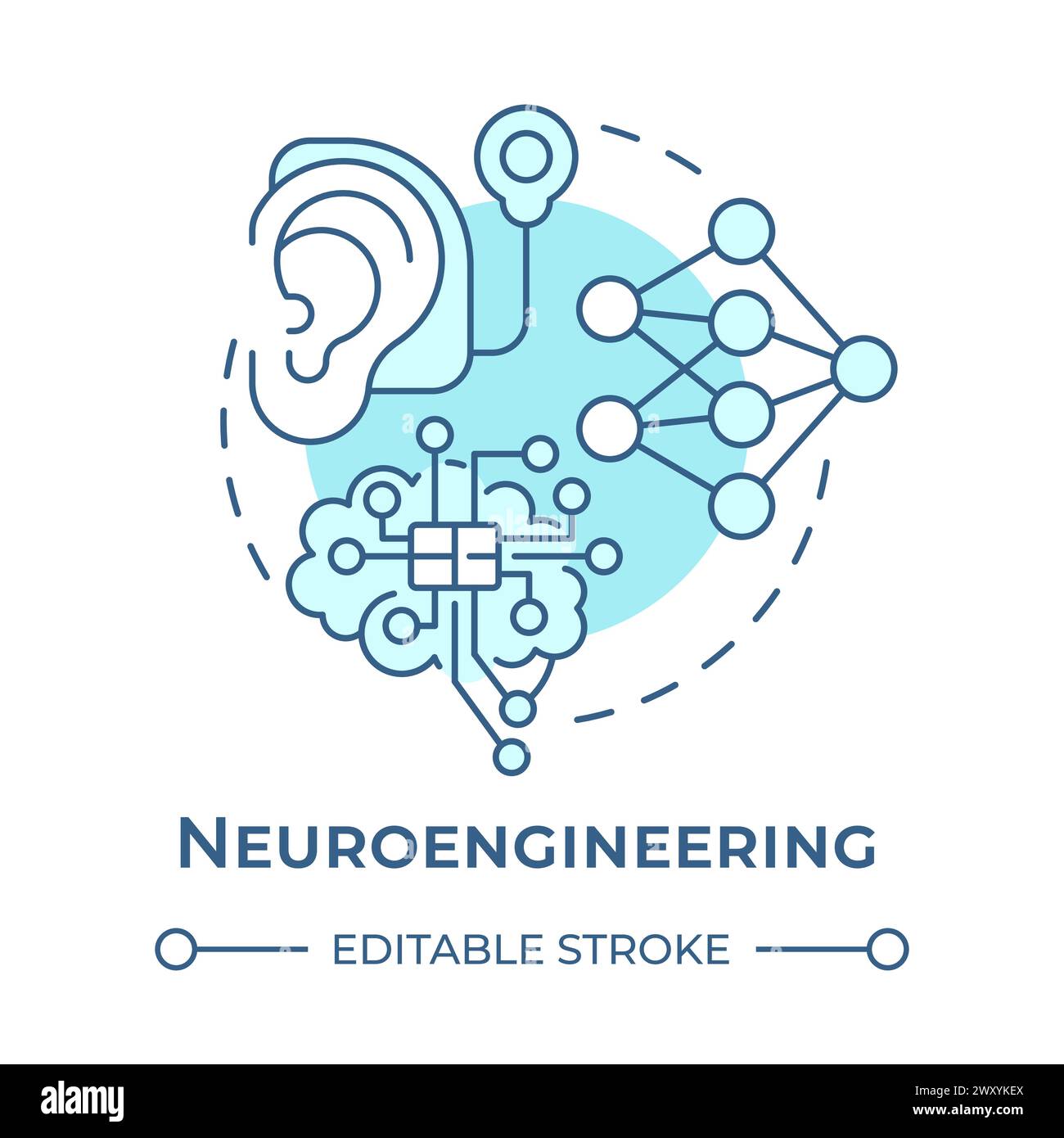 Eeg signal Stock Vector Images - Alamy