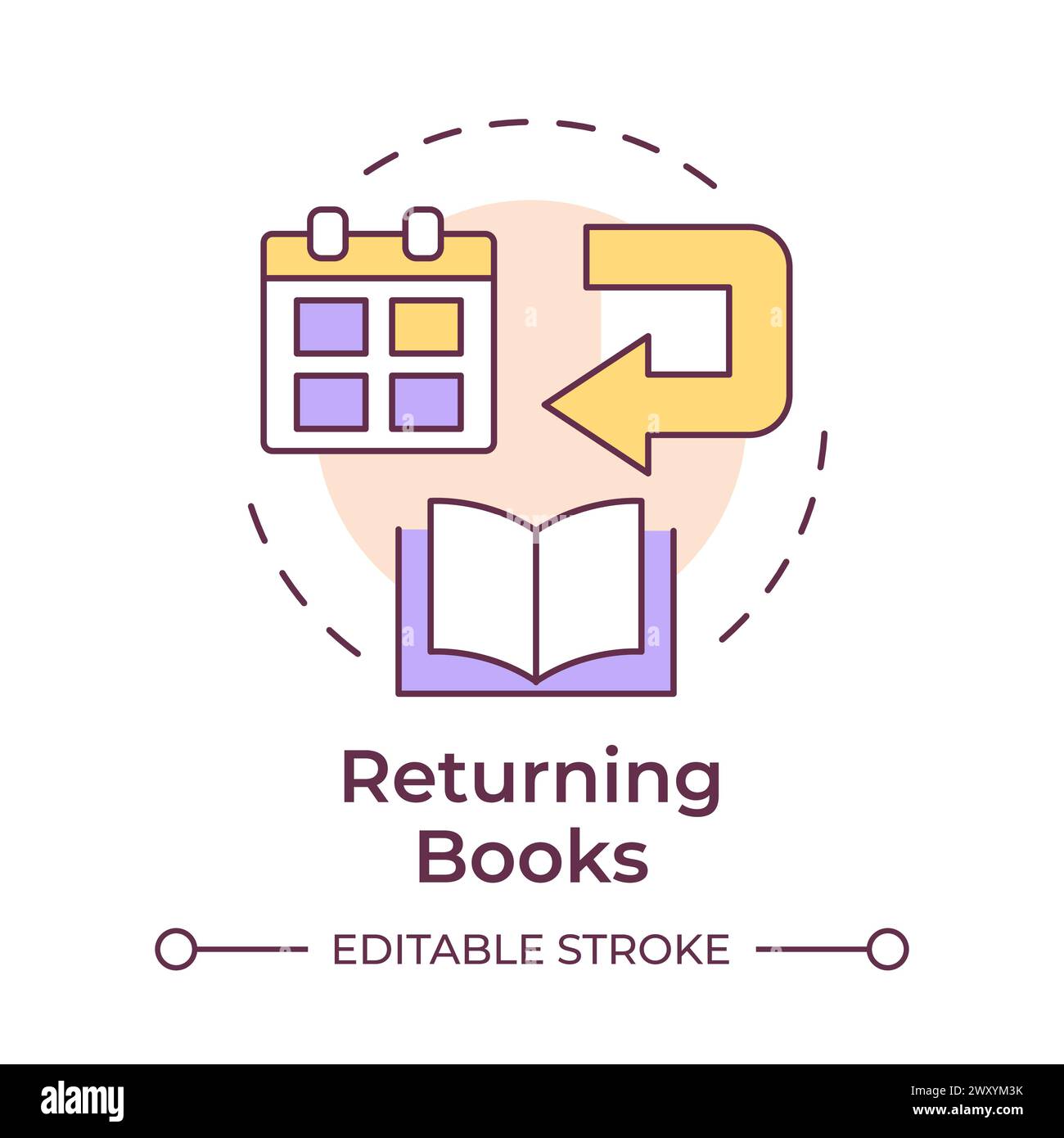 Returning book library hi-res stock photography and images - Alamy