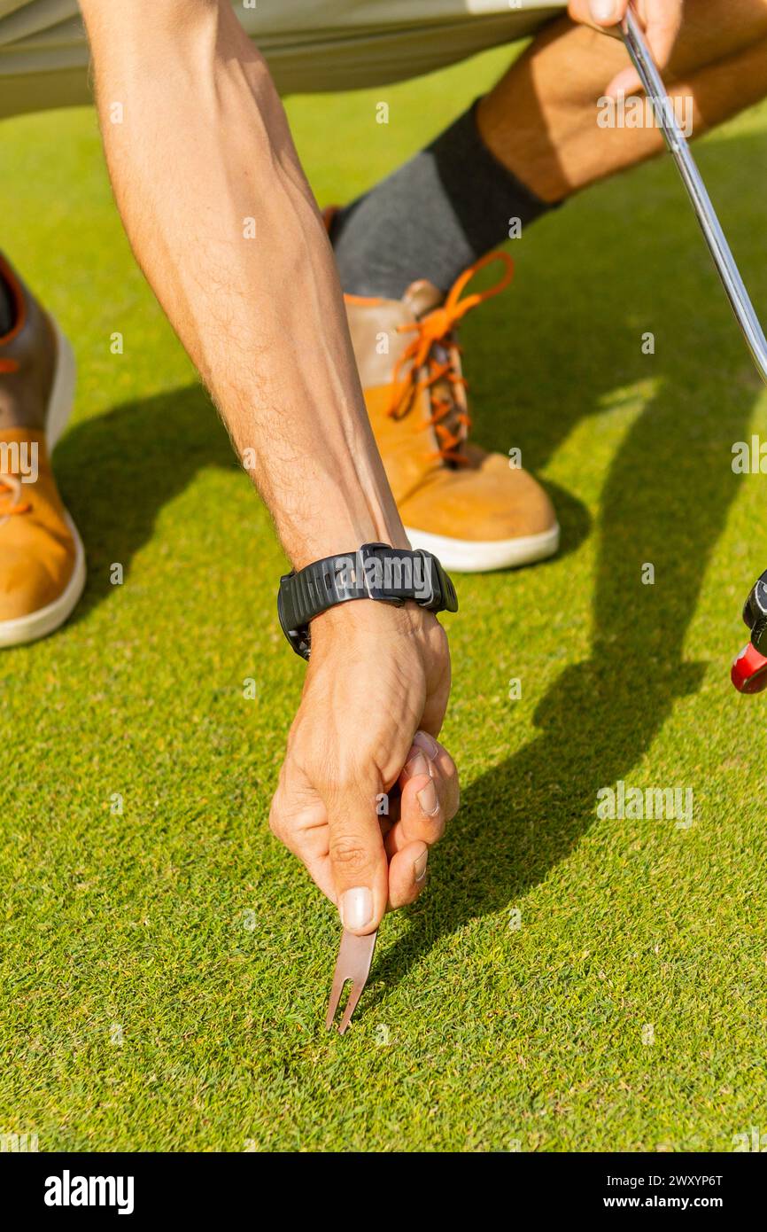 Turf repairs hi-res stock photography and images - Alamy