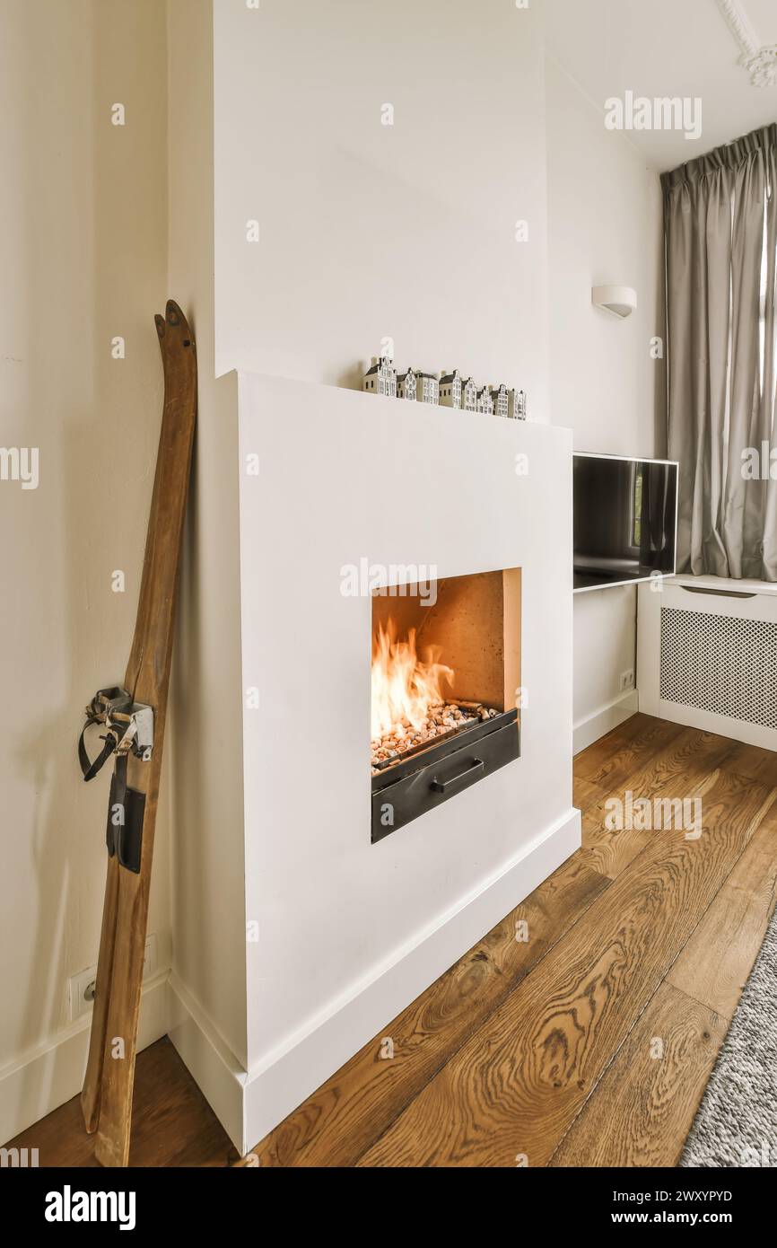 Living Room Lit With Corner Fireplace Winters Around The Corner!!!