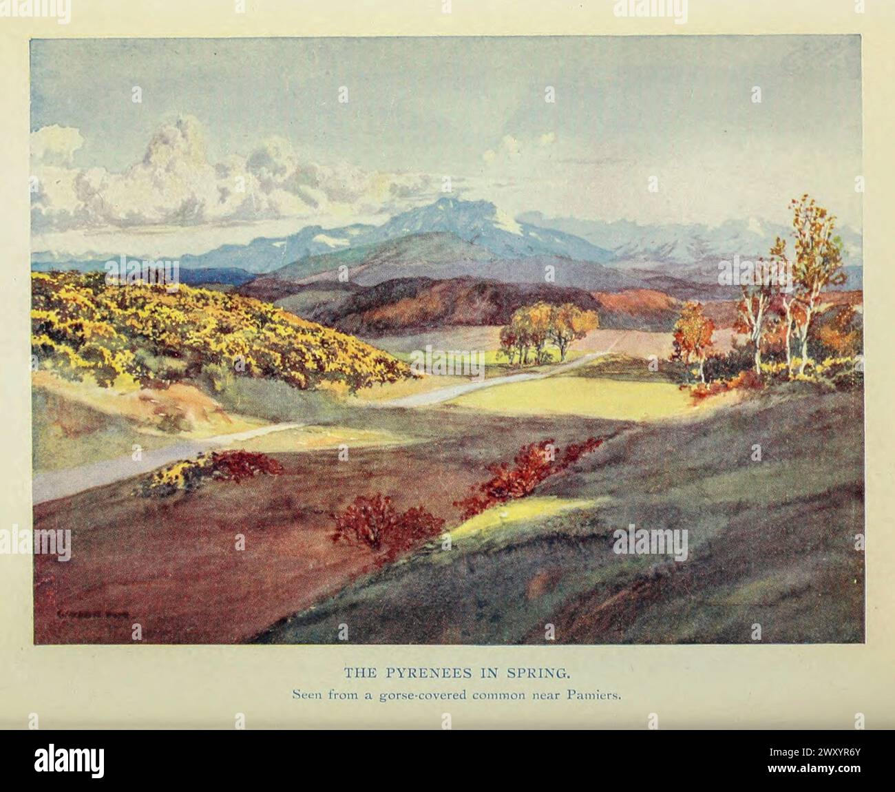 The Pyrenees in Spring 1910 by Gordon Cochrane Home (25 July 1878 – 13 ...