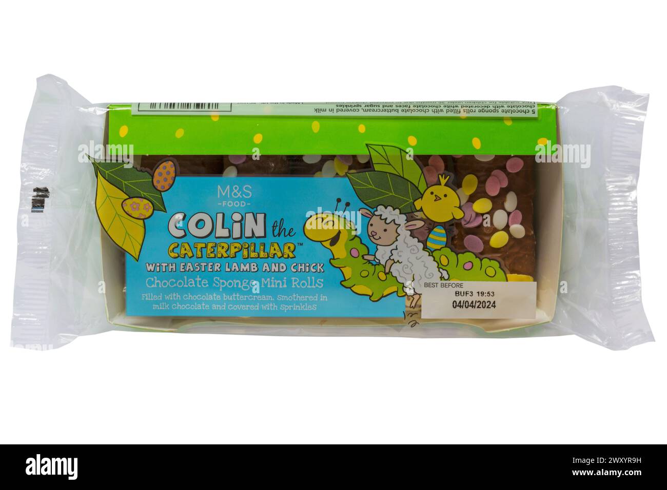 Packet of Marks & Spencer Colin the Caterpillar with Easter Lamb and ...