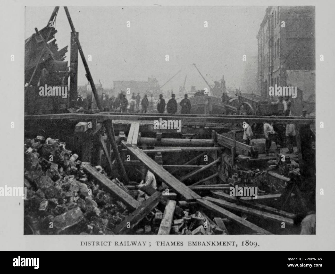 Underground railway construction london hi-res stock photography and ...