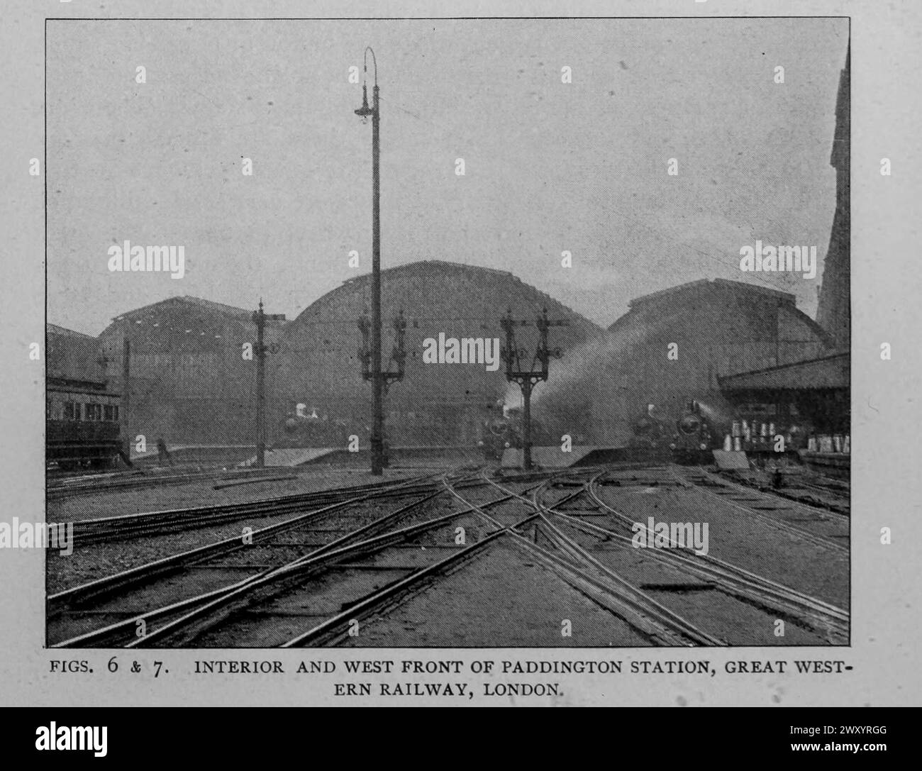 WEST FRONT OF PADDINGTON STATION, GREAT WESTERN RAILWAY, LONDON. from ...