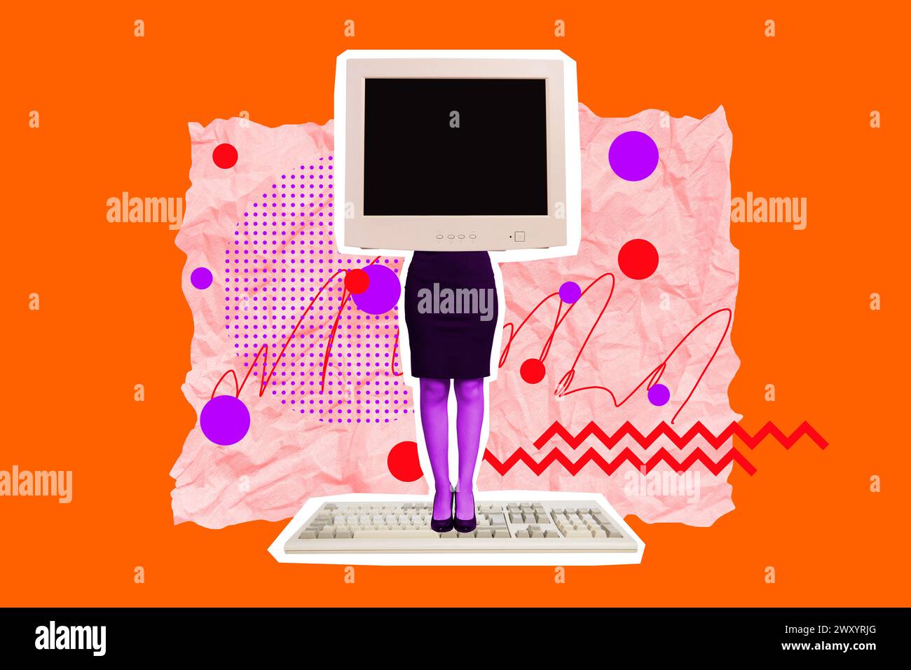 High heels feet drawing hi-res stock photography and images - Alamy