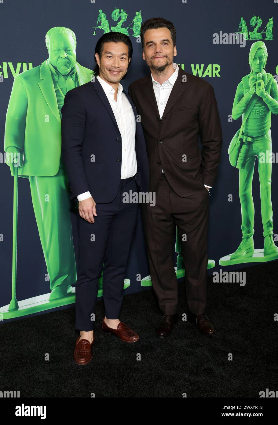 Los Angeles, Ca. 2nd Apr, 2024. Nelson Lee, Wagner Moura at the LA ...