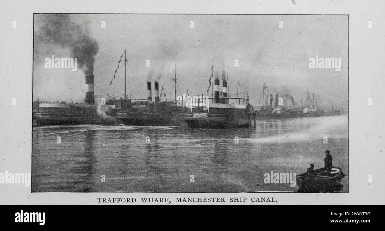 TRAFFORD WHARF, MANCHESTER SHIP CANAL.The Manchester Ship Canal is a 36 ...