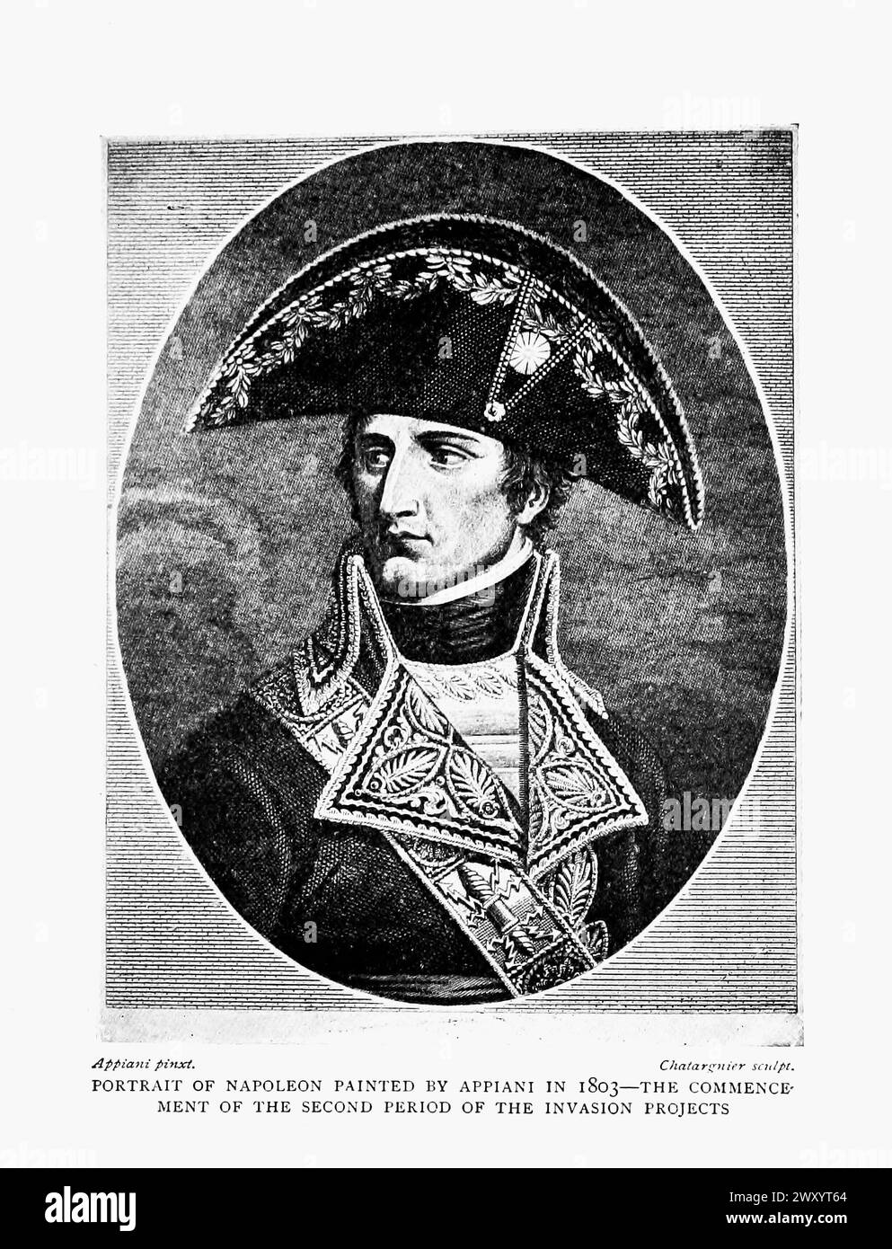 Portrait of Napoleon painted by Appiani in 1803 Napoleon and the ...