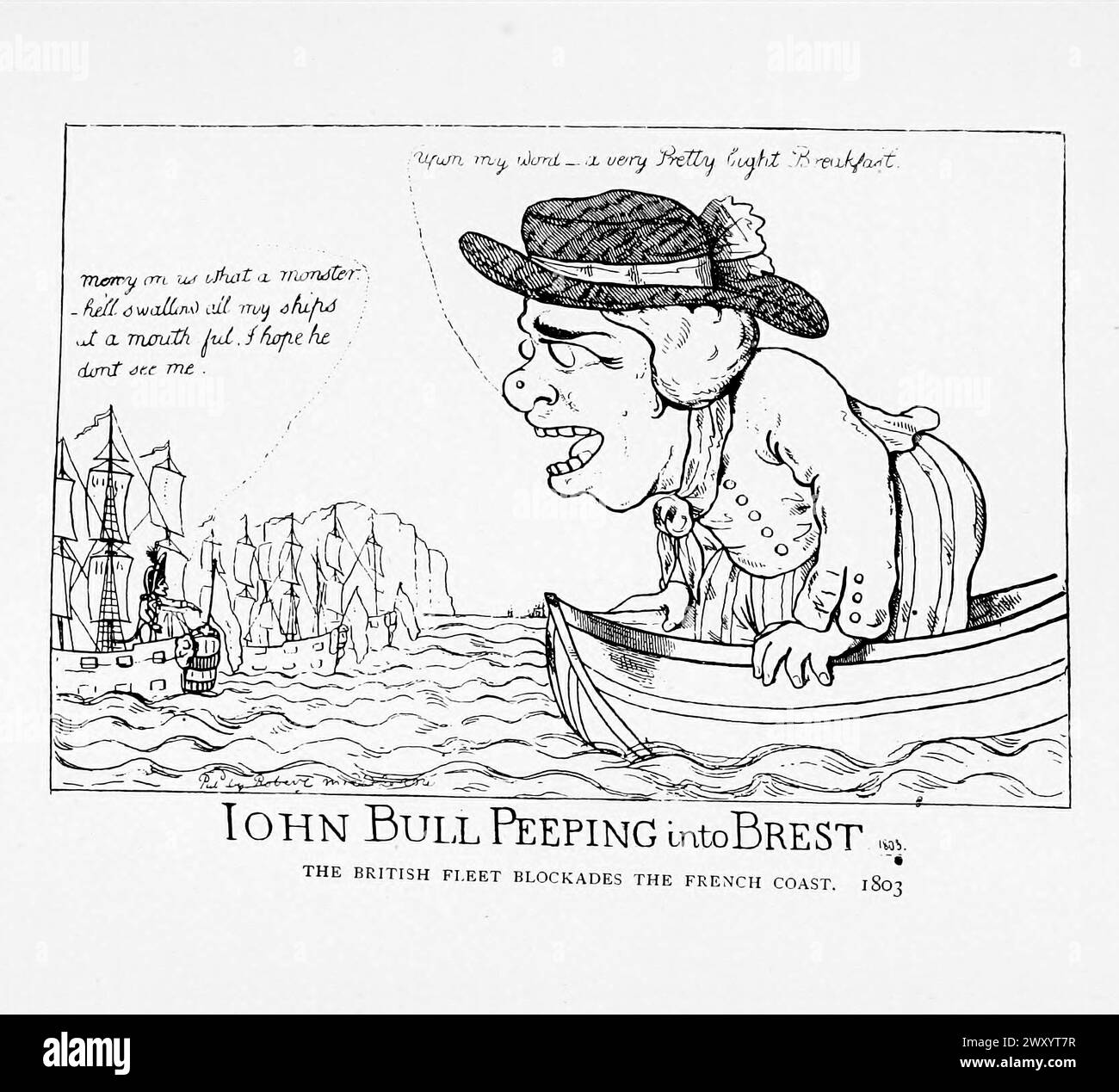 The British Fleet blockades the French Coast. 1803 Napoleon and the ...