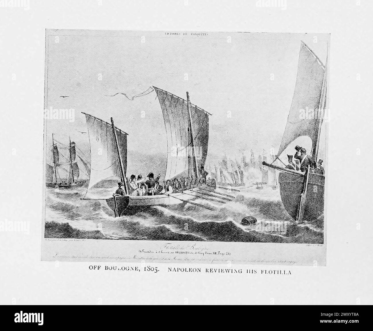 Battle 1804 english channel hi-res stock photography and images - Alamy