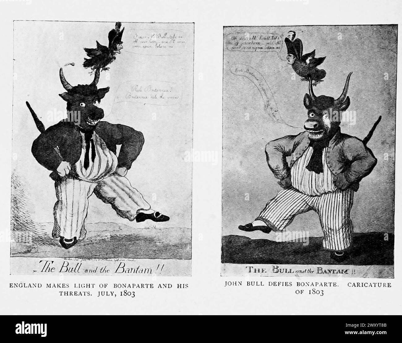 Cartoon illustration napoleon bonaparte hi-res stock photography and ...