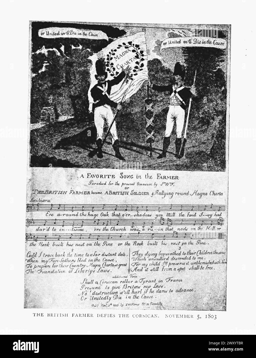 The British Farmer defies the Corsican. November 5, 1803 Napoleon and ...