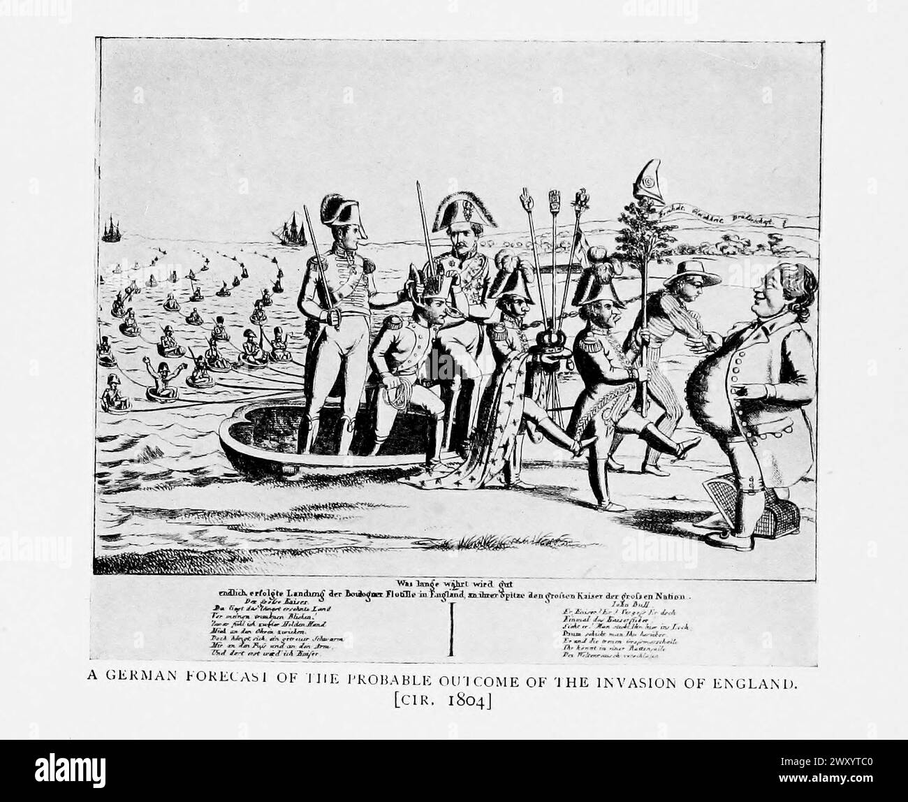 German political cartoon 1814 hi-res stock photography and images - Alamy