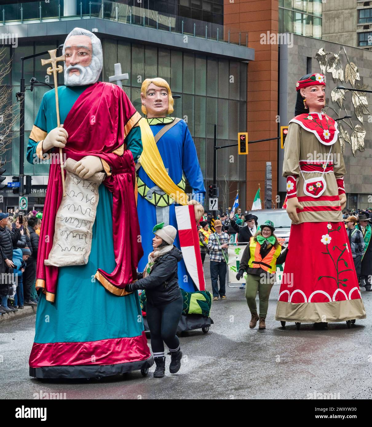 St. Patricks' Day Floats Stock Photo - Alamy