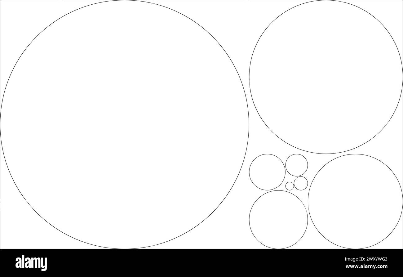 Ratio used in design, golden ratio 1:1.618, Vector Illustration Stock Vector Image & Art - Alamy