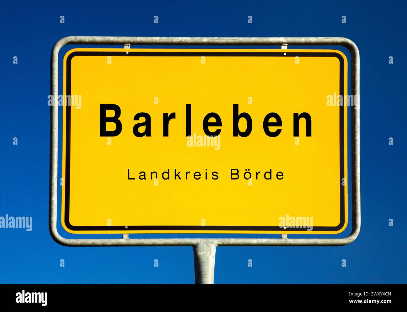 Ortsschild barleben hi-res stock photography and images - Alamy
