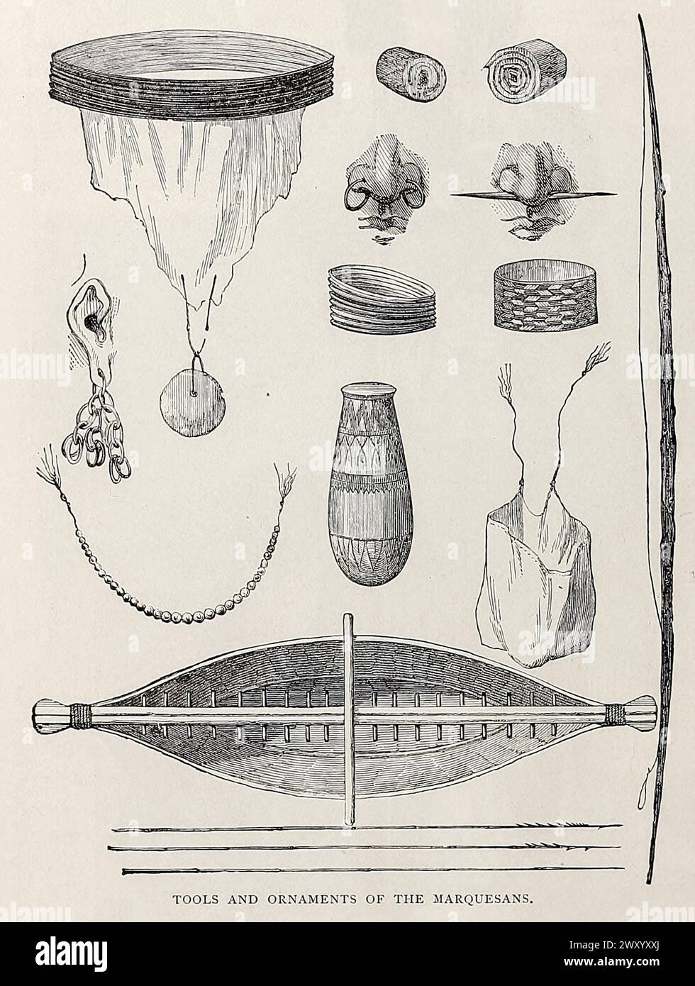 Polynesian islands 19th century hi-res stock photography and images - Alamy