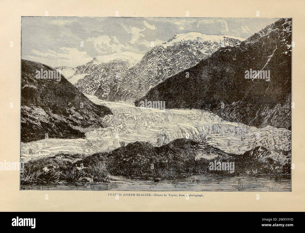 Francis Joseph Glacier [ Franz Josef Glacier ] New Zealand from ...