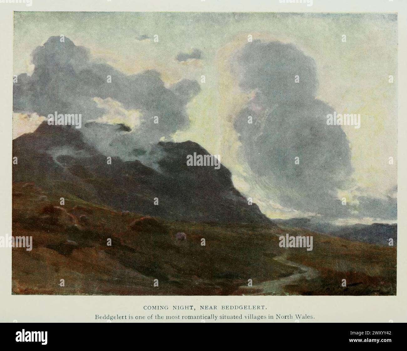 Coming Night, near Beddgelert 1911 Gordon Cochrane Home (25 July 1878 ...