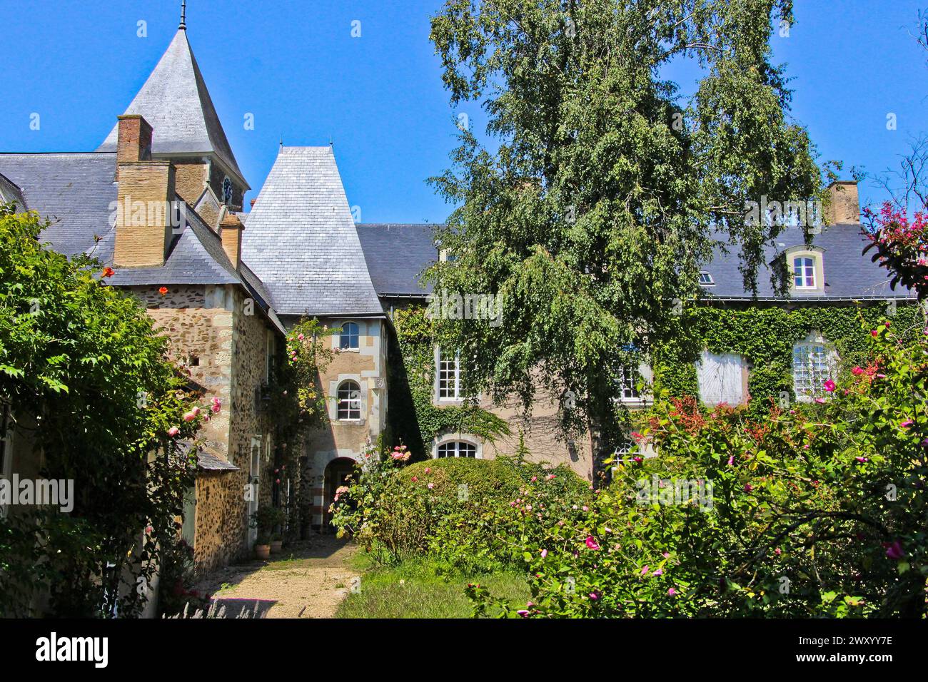 Saint-Denis-d'Anjou (north-western France): the House of King Rene ...