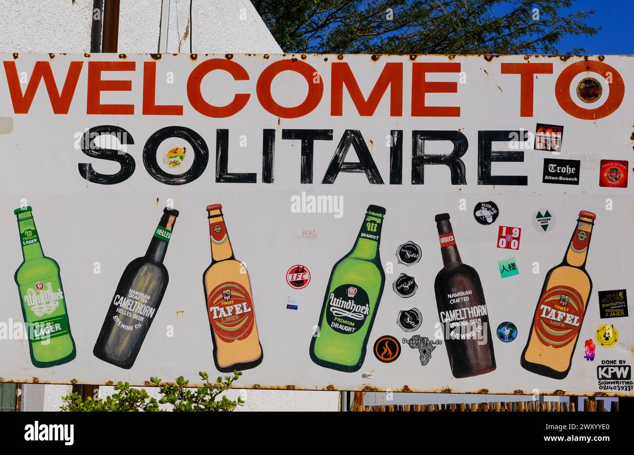 Welcome namibia sign hi-res stock photography and images - Alamy