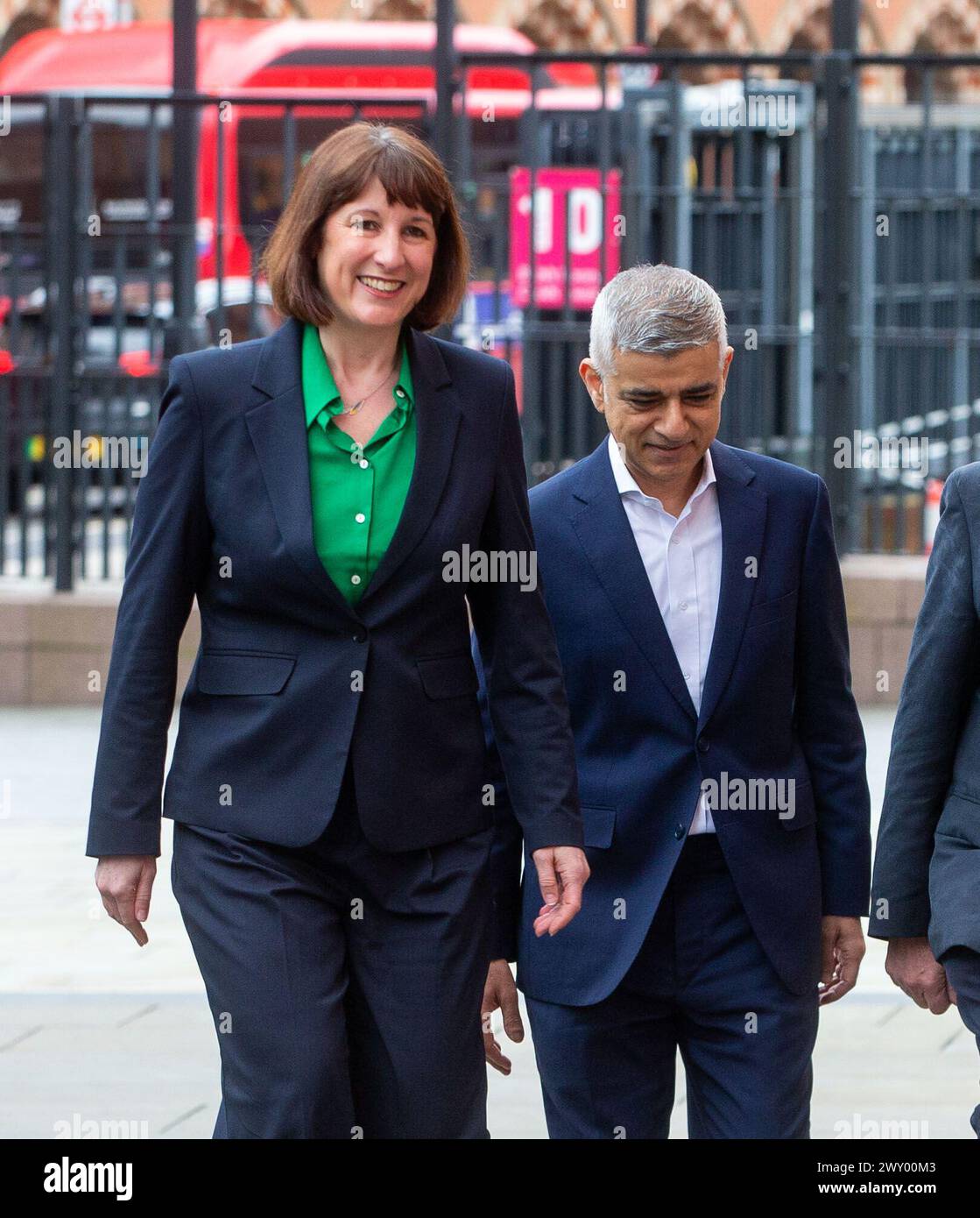 London, England, UK. 3rd Apr, 2024. Shadow Chancellor RACHEL REEVES ...