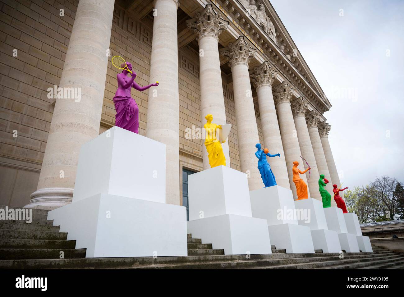 French artist Laurent Perbos's installation "La Beauté et le Geste ...