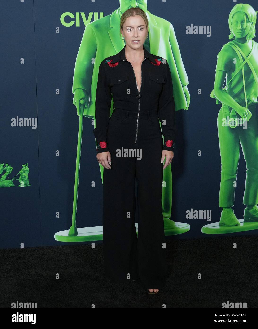 Los Angeles, USA. 02nd Apr, 2024. Greta Titelman arrives at the A24's ...