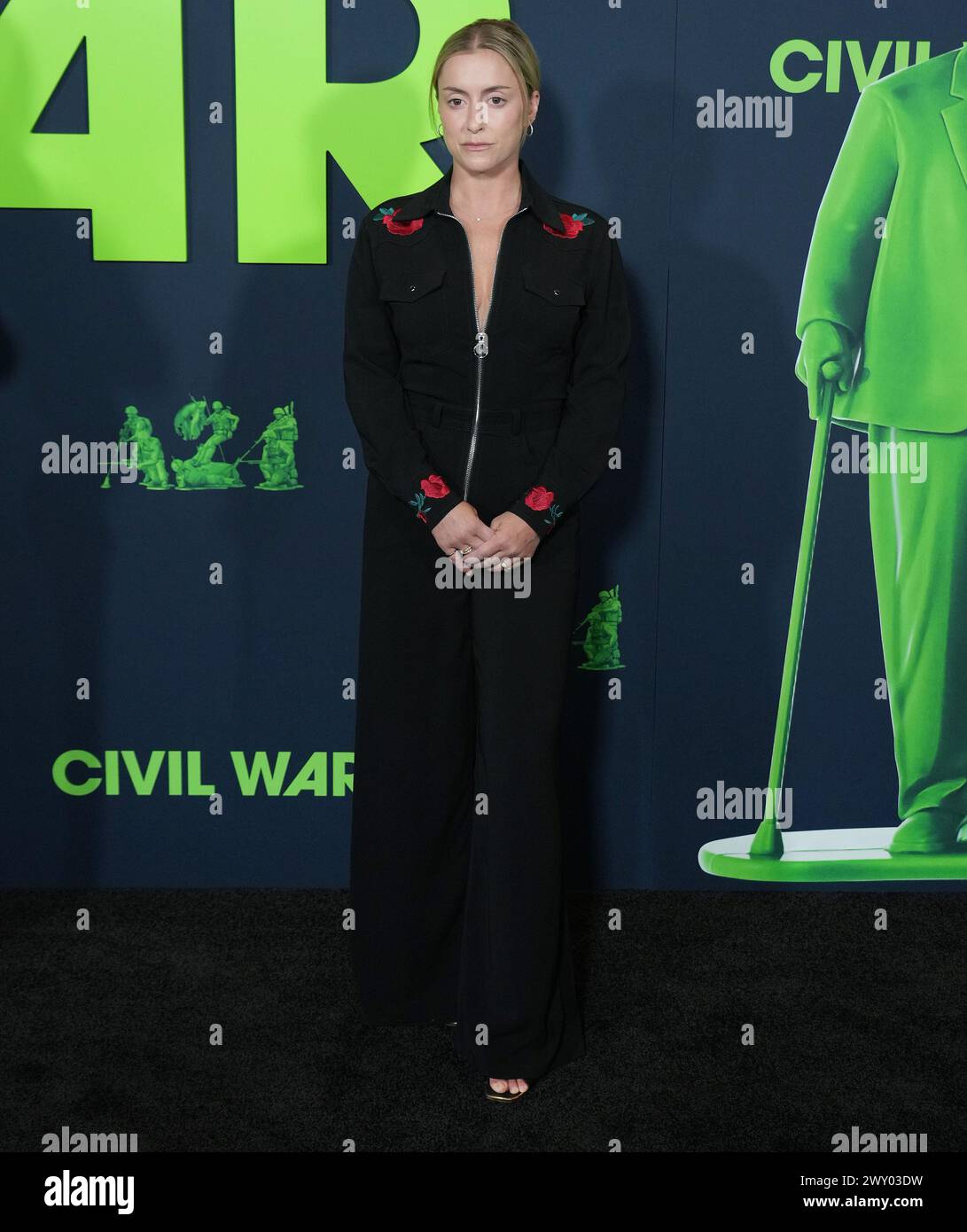 Los Angeles, USA. 02nd Apr, 2024. Greta Titelman arrives at the A24's ...