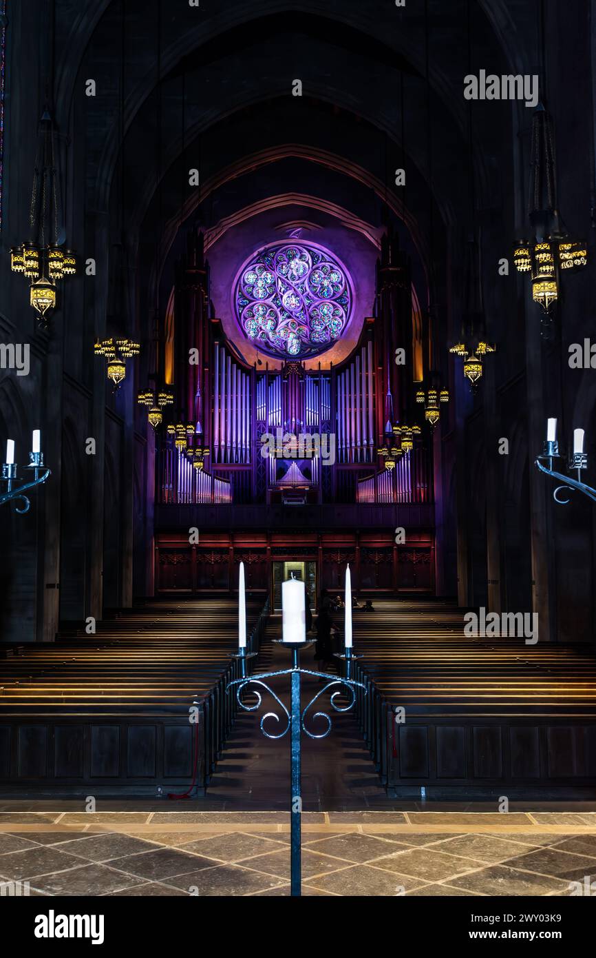 The Interior of a Catholic chruch Stock Photo - Alamy