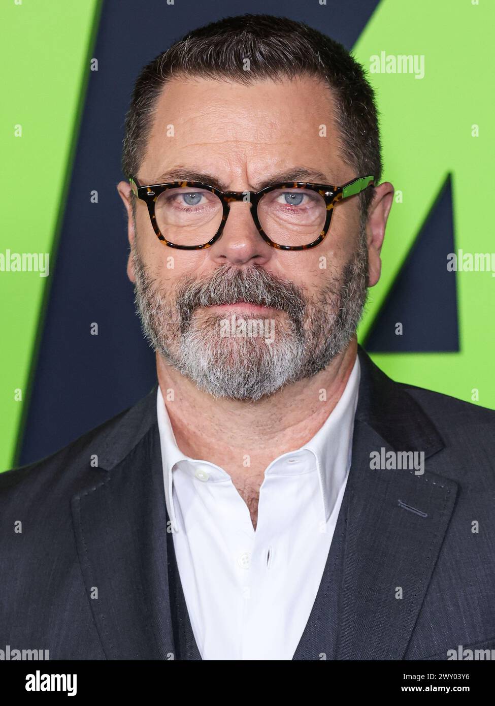 LOS ANGELES, CALIFORNIA, USA - APRIL 02: Nick Offerman arrives at the ...
