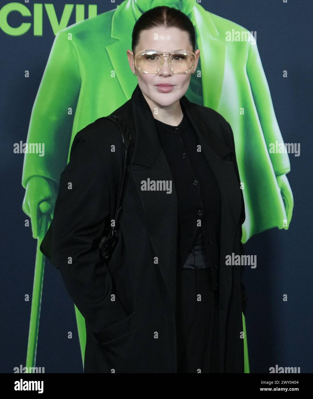 Los Angeles, USA. 02nd Apr, 2024. Millicent Hailes arrives at the A24's ...