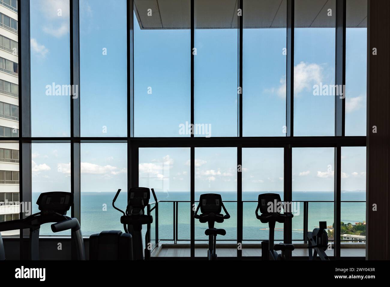 Room indoor cycling machines hi-res stock photography and images - Alamy