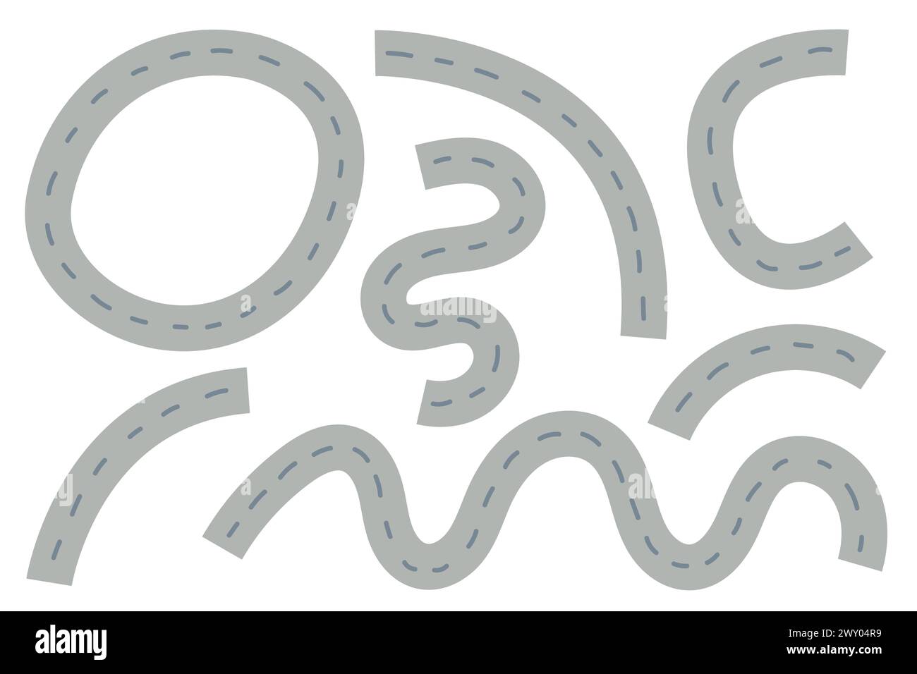 Road corner Cut Out Stock Images & Pictures - Alamy