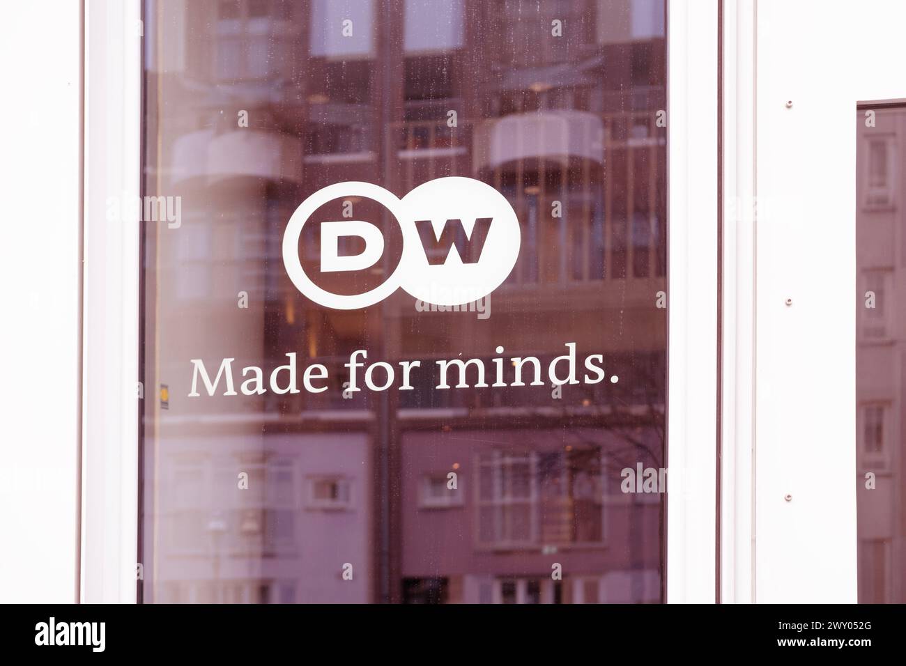 Deutsche Welle company building, DW Television, Radio Broadcasting ...