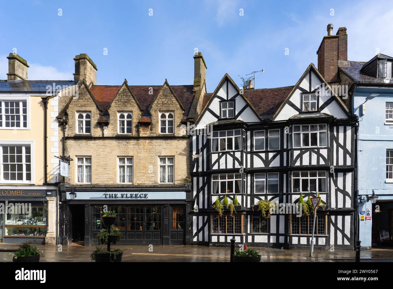 The Fleece Inn / Hotel is a pretty traditional coaching inn whose ...