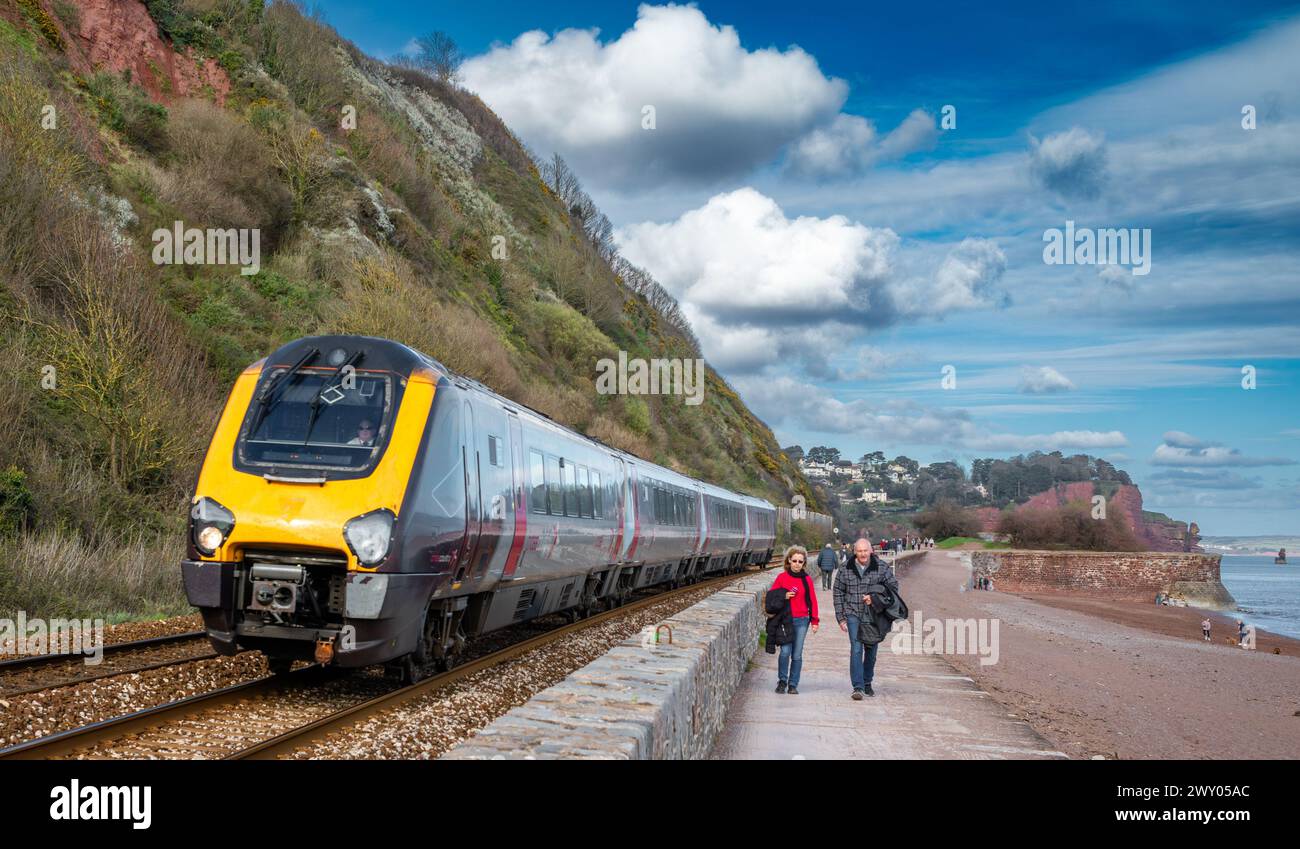 Seaside train hi-res stock photography and images - Alamy