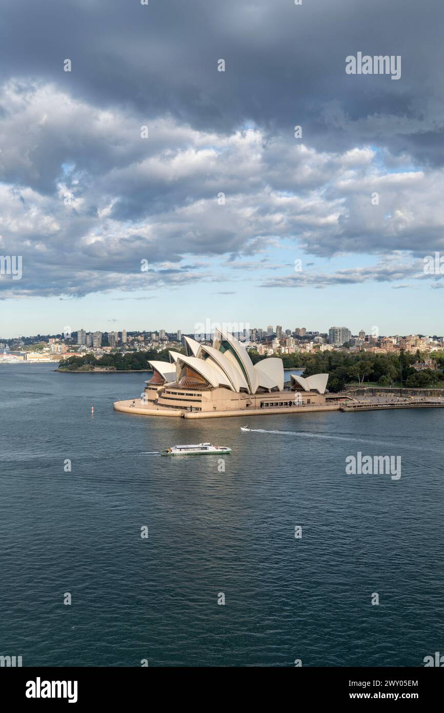Sydney opera house sunset aerial hi-res stock photography and images ...