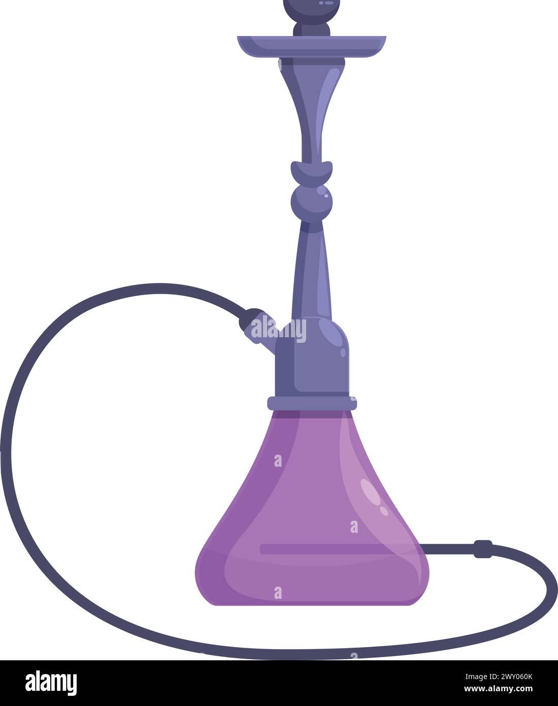 Arabian hookah icon cartoon vector. Beautiful smoking tool. Modern ...