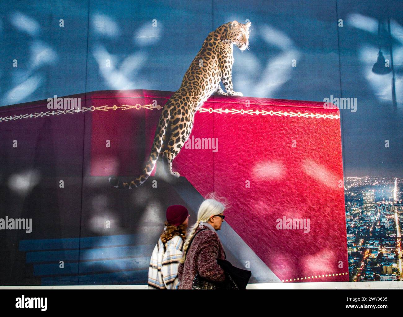 Vienna, Austria, Austria. 3rd Apr, 2024. A Cartier advertisement in the ...