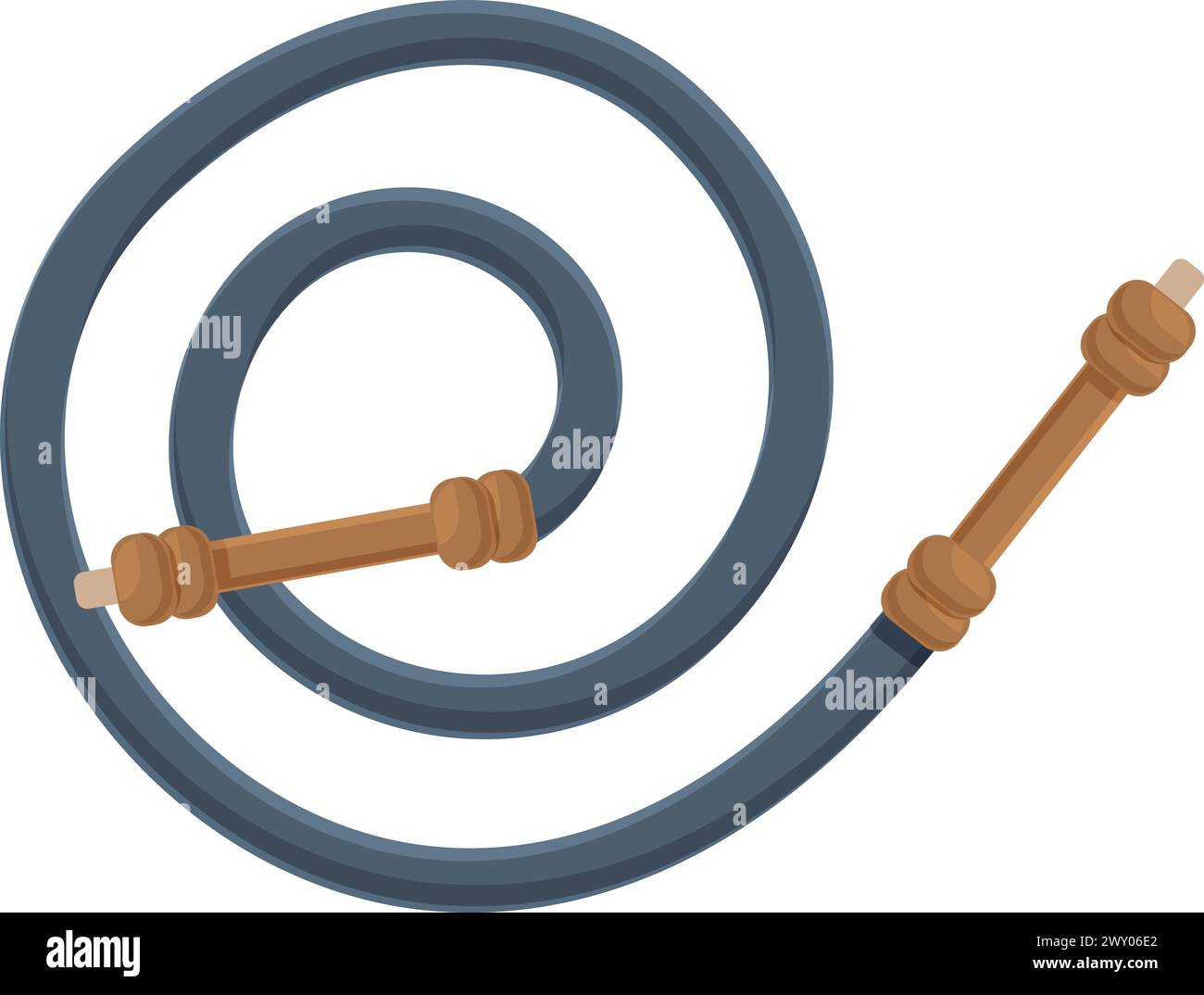 Hookah long hose icon cartoon vector. Smoking equipment. Tube tool ...