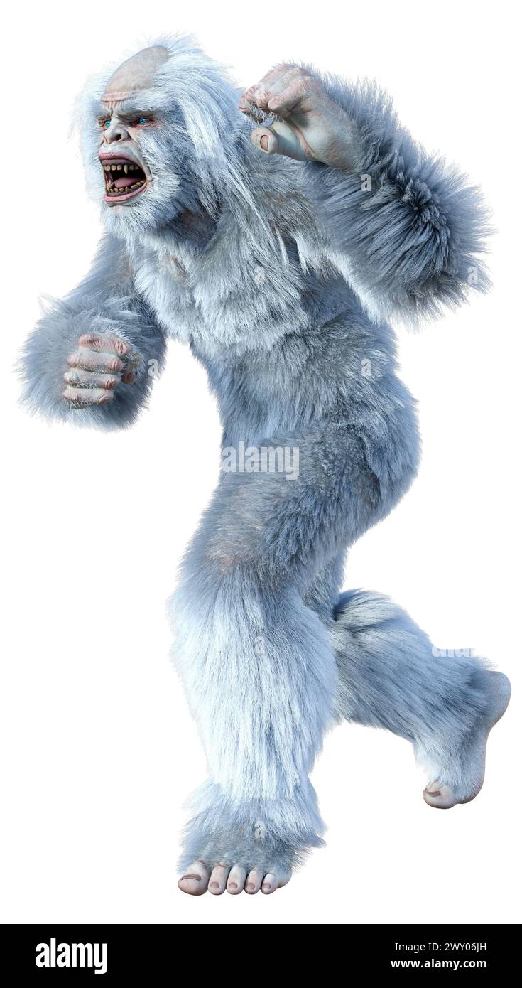 Big foot yeti Cut Out Stock Images & Pictures - Alamy