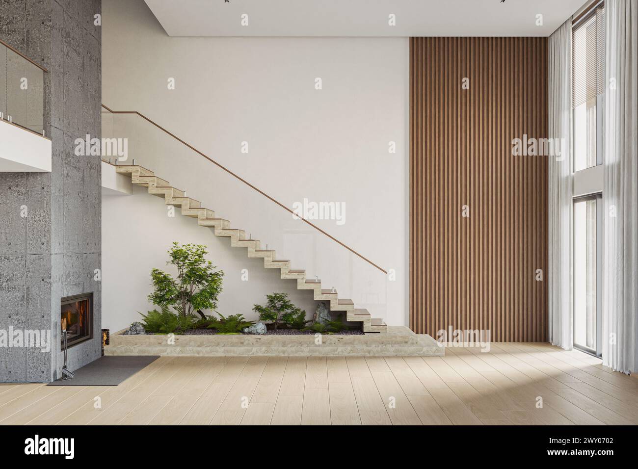 Open stairs design hi-res stock photography and images - Alamy