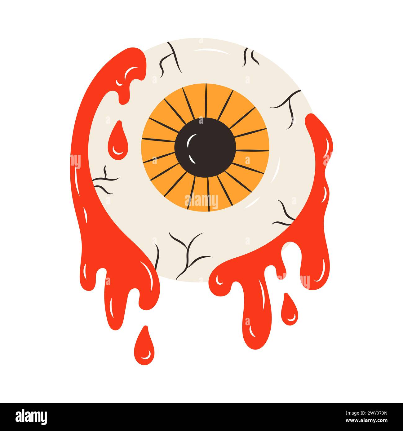 Zombie horror color icon Stock Vector Images - Alamy