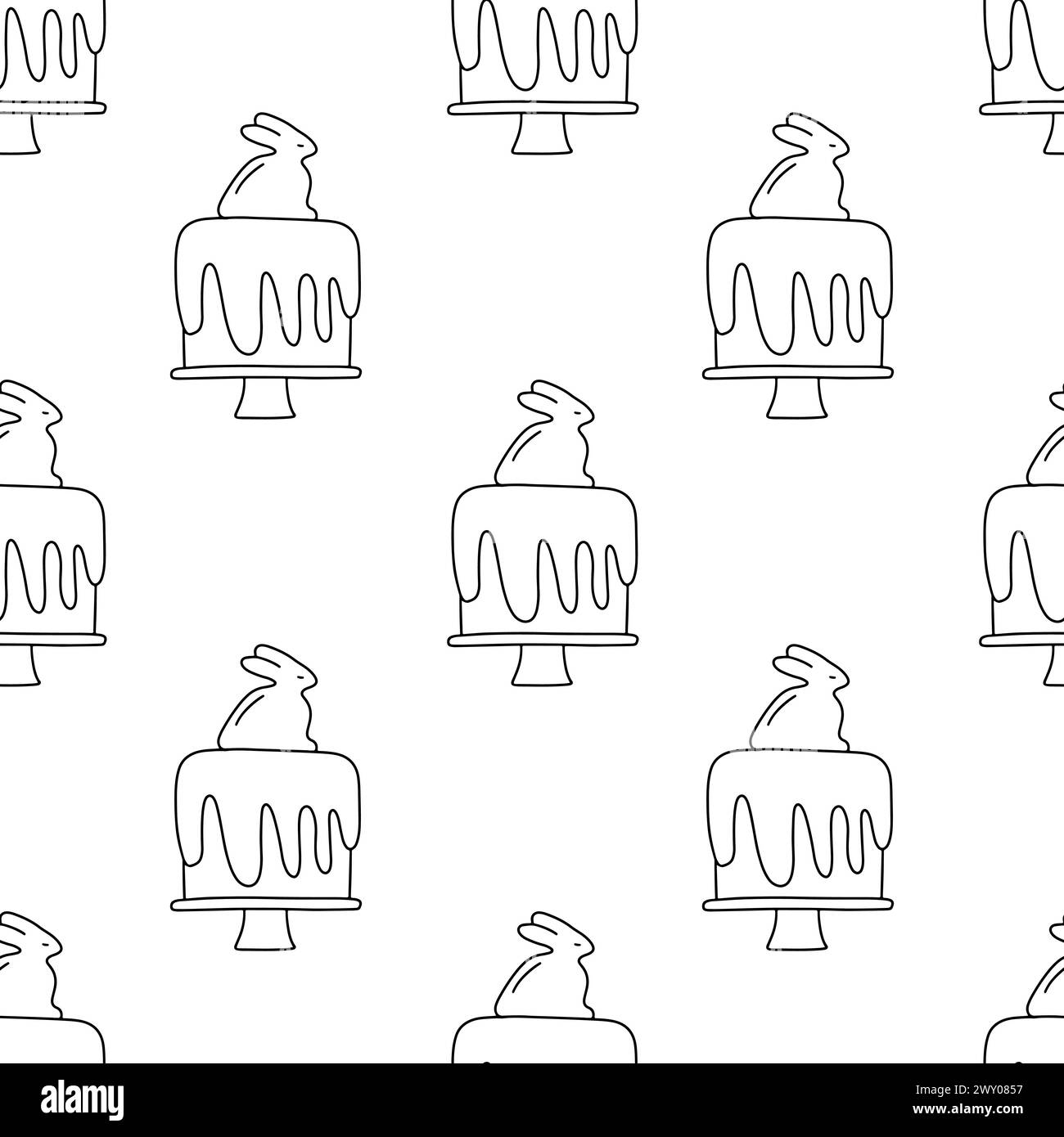 Cake pattern Black and White Stock Photos & Images - Alamy